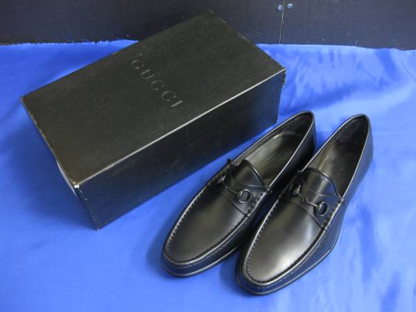 GUCCI グッチ レザーローファー サイズ40C ブラック(男性用)｜売買されたオークション情報、yahooの商品情報をアーカイブ公開 - オークファン（aucfan.com）