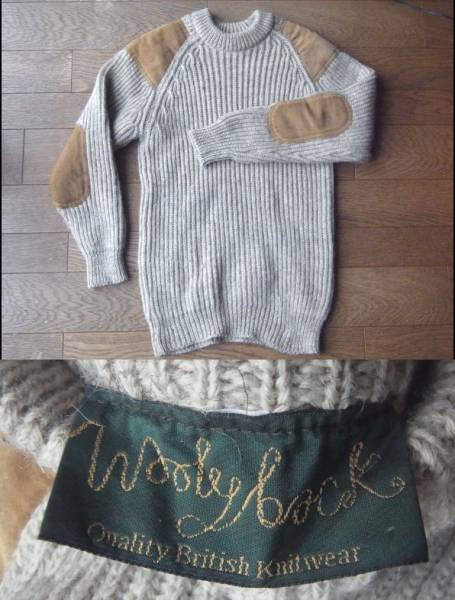 Woolyback 英国製 ウールセーター 肘当/肩当付 グレンフィールド(Mサイズ)｜売買されたオークション情報、yahooの商品情報をアーカイブ公開 - オークファン（aucfan.com）