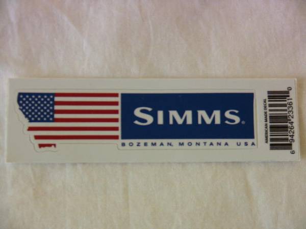 シムス SIMMS ステッカー BOZEMAN MONTANA USA(フライ用品)｜売買されたオークション情報、yahooの商品情報を ...
