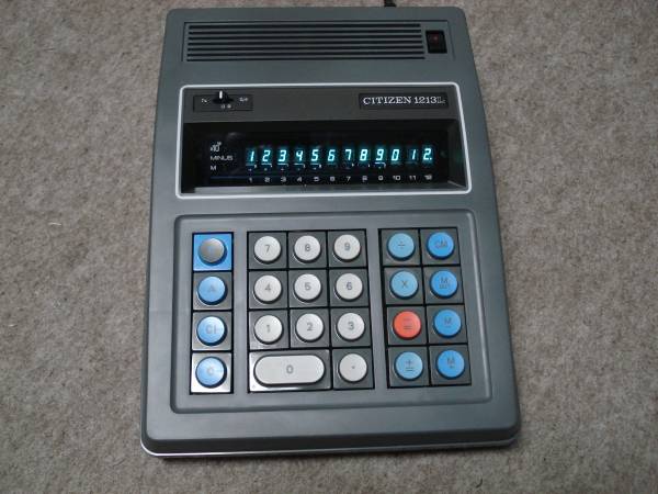 少々古い シチズンの電卓 CITIZEN 1213L(シチズン)｜売買されたオークション情報、yahooの商品情報をアーカイブ公開 ...