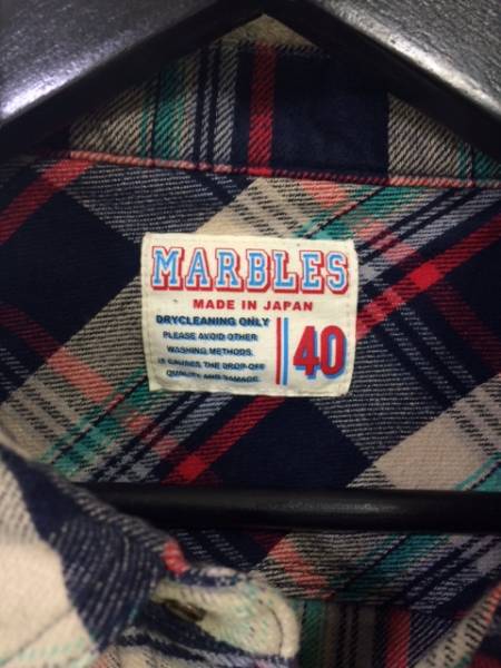 Marbles マーブルズ チェックシャツ 40 サイズM(ジャケット、上着)｜売買されたオークション情報、yahooの商品情報をアーカイブ公開 - オークファン（aucfan.com）