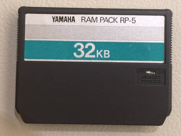 YAMAHA ヤマハ RAM PACK RP-5 32KB その2 付属品充実(グラフィックス、音楽)｜売買されたオークション情報、yahoo ...