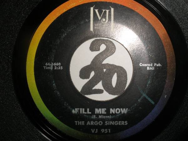 試聴 THE ARGO SINGERS FILL ME NOW GOSPEL ROCKER VG++(R&B、ソウル)｜売買されたオークション ...