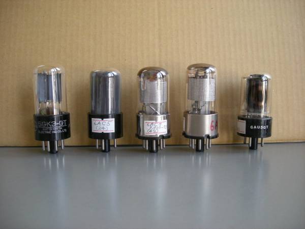 真空管：GT管 5本セット 5GK3 6AC5 6AC7 6AU5(真空管)｜売買されたオークション情報、yahooの商品情報をアーカイブ公開 ...