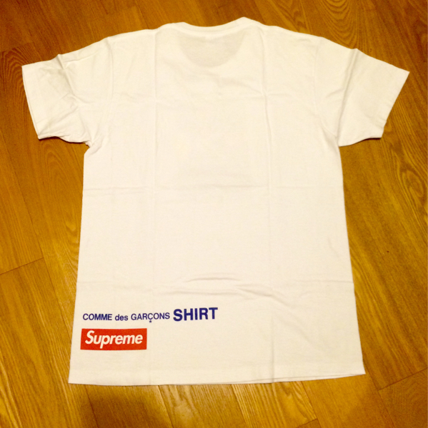 supreme x comme des gar ons Tee L Tシャツ シュプリーム(Lサイズ)｜売買されたオークション情報、yahoo ...