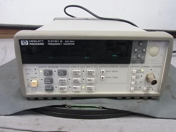 37864.hP / 53181A 周波数カウンター 通電確認 ジャンク(アマチュア無線)｜売買されたオークション情報、yahooの商品情報を ...