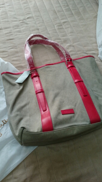 PaulSmith ポールスミス トートバッグ カーキ＆赤(かばん、バッグ)｜売買されたオークション情報、yahooの商品情報をアーカイブ公開 - オークファン（aucfan.com）