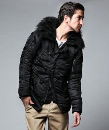 ALPHA×junhashimoto×AZ N-3Bジャケット タイトフィット 黒 S(ジャンパー、ブルゾン)｜売買されたオークション情報、yahooの商品情報をアーカイブ公開 ...