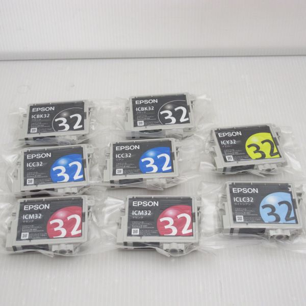 EPSON プリンターインク IC32 8点セット ジャンク品(エプソン)｜売買されたオークション情報、yahooの商品情報をアーカイブ公開 ...