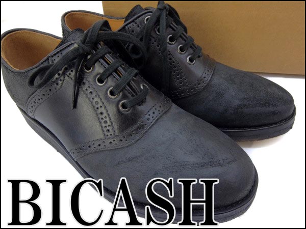 BICASHビカーシ コンビレザーサドルシューズ40黒 S9384(25.0cm)｜売買されたオークション情報、yahooの商品情報を ...