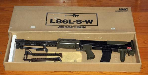 MMC L86 L S W エアガン ライフル 機関銃 ハイポッド付 1993(エアガン)｜売買されたオークション情報、yahooの商品情報をアーカイブ公開 - オークファン（aucfan.com）