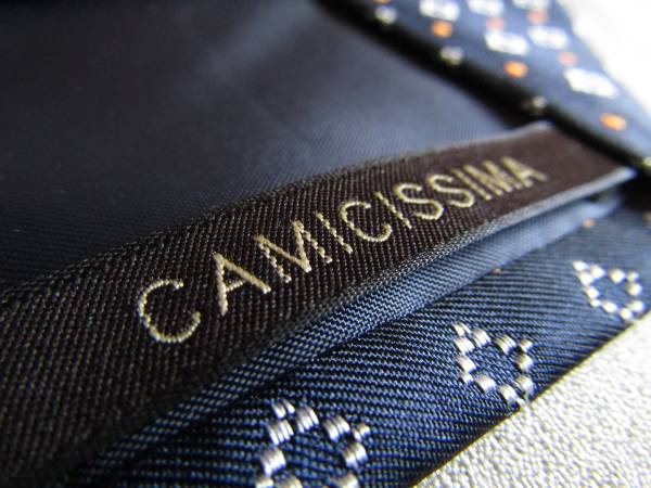 “CAMICISSIMA~MILANO~カミチッシマ”D.NAVY 小紋柄ネクタイ(ネクタイ)｜売買されたオークション情報、yahooの商品情報をアーカイブ公開 - オークファン（aucfan ...