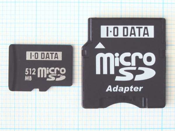 アダプタ-付I O DATA microSDカード 512MB(512MB)｜売買されたオークション情報、yahooの商品情報をアーカイブ公開 - オークファン（aucfan.com）