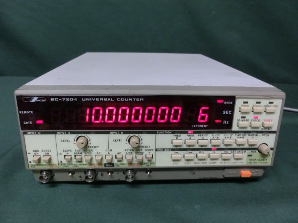 岩通 SC-7204 UNIVERSAL COUNTER IWATSU(アマチュア無線)｜売買されたオークション情報、yahooの商品情報を ...