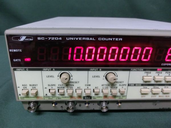 岩通 SC-7204 UNIVERSAL COUNTER IWATSU(アマチュア無線)｜売買されたオークション情報、yahooの商品情報を ...