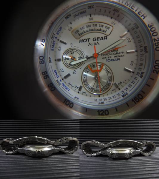 SEIKO ALBA HOT GEAR ホットギア クロノ V682-6020 ジャンク(アルバ)｜売買されたオークション情報、yahooの商品情報をアーカイブ公開 - オークファン ...