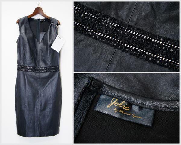 F5465タグ付 伊製 Jolie by Edward Spiers/ラムレザーワンピース(Mサイズ)｜売買されたオークション情報、yahoo ...