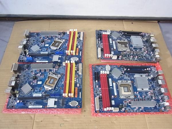 48021.Shuttle / FH61 V1.0 FX58 V1.0 マザーボード 4枚セット 未確認 ジャンク(PC/AT互換機)｜売買さ ...