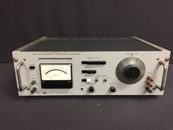 NF AUTOMATIC DISTORTION ANALYZER DM-154 全自動歪率計 動作未確認(パーツ、部品)｜売買された ...