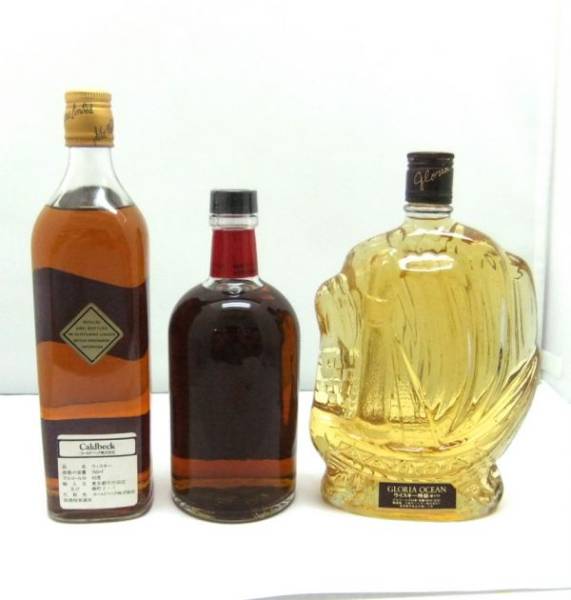 Suntory classic/GLORIA OCEAN シップボトル/Johnnie Walker BLACK LABEL EXTRA ...
