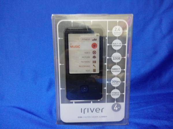 iriver E300 4GB ブラック(アイリバー)｜売買されたオークション情報、yahooの商品情報をアーカイブ公開 - オークファン（aucfan.com）