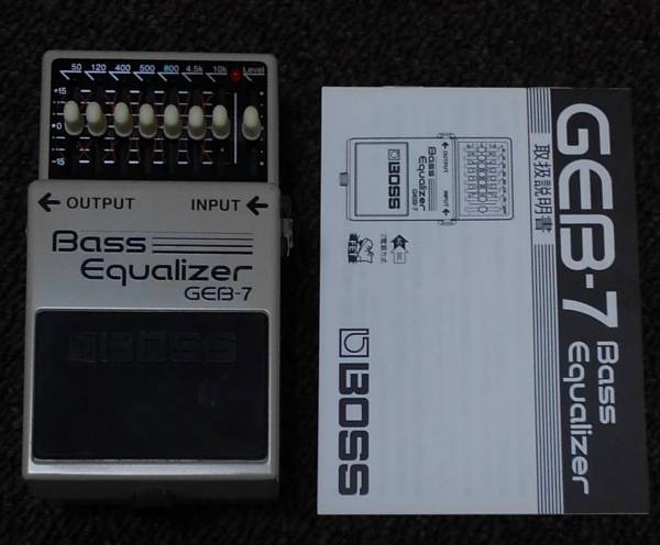 GEB-7 Bass Equalizer BOSS ボス ベース用イコライザー 7バンド グラフィック イコライザー/グライコ/GEQ ...