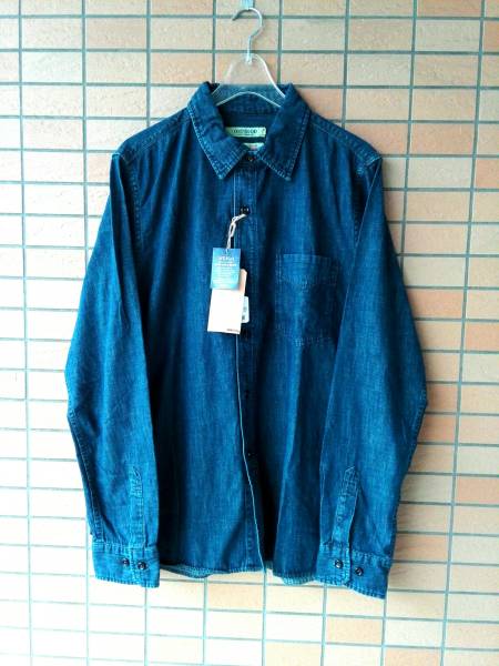 定価17500円 OMNIGOD 6.5ozデニムオリジナルレギュラーシャツ インディゴ XLサイズ(XLサイズ以上)｜売買されたオークション ...