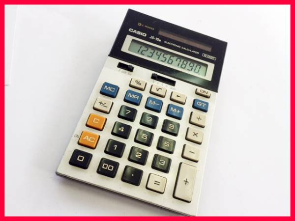 1円 カシオ電卓 CASIO JS-10M 10桁 日本製 レトロ電卓 既絶版(カシオ)｜売買されたオークション情報、yahooの商品情報をアーカイブ公開 - オークファン（aucfan.com）