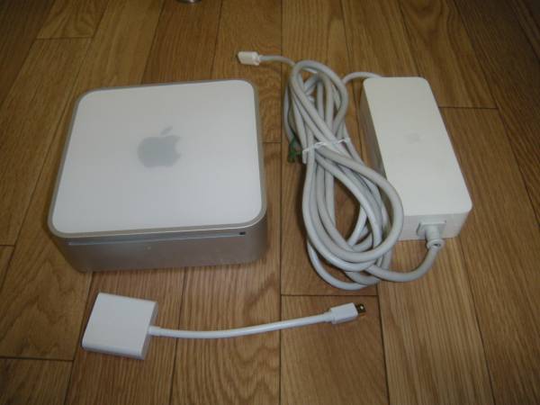 mac mini Model A1283 Core2Duo 2GHz 4GB 320GB Snowleopard 正常動作 ACアダプターに難 ...