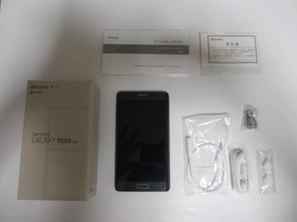 GALAXY ギャラクシー Note Edge SC-01G SAMSUNG docomo ドコモ Black ブラック ジャンク(サムスン ...