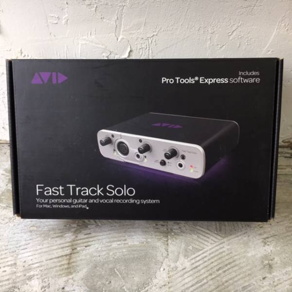 iPad 使えるモバイルI/O_AVID Fast Track Solo オーディオインターフェイス Pro Tools Express ...