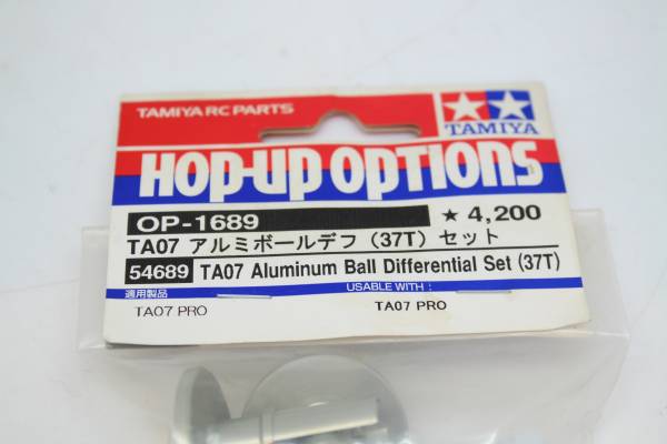 タミヤ OP1689 TA07 アルミボールデフ 37T セット TAMIYA 708D-11(デフギア)｜売買されたオークション情報 ...
