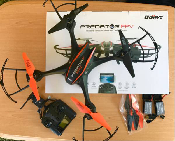 DBPOWER WiFi FPV ドローン U842 HDカメラ搭載 microSDカード4GB + USB/microSD アダプタ + ドライバー等付き(完成品（電動）)｜売買された ...