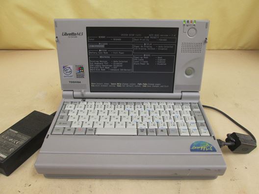 東芝 Libretto M3 for DoCoMo MPC0030A Pentium MMX P55C Mobile 133MHz 95MB ...