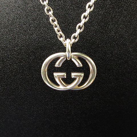 グッチ GUCCI ネックレス インターロッキング チェーン シルバー925 NJ-2217 03(服飾小物)｜売買されたオークション情報 ...