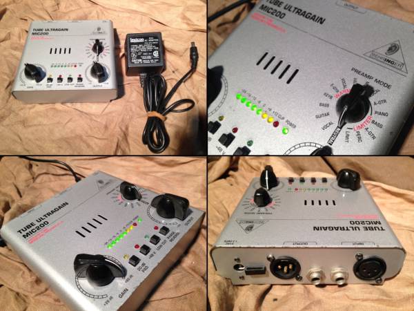 真空管マイクプリ/ラインアンプ/DI MIC200 Behringer レキシコン製電源付き(マイクプリアンプ)｜売買されたオークション情報 ...