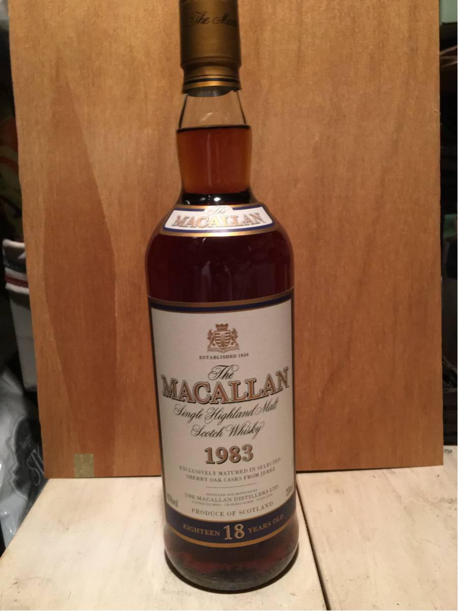 マッカラン18年 1983(ハイランド)｜売買されたオークション情報、yahooの商品情報をアーカイブ公開 - オークファン（aucfan.com）