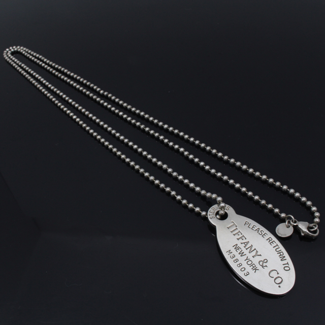e3050 ティファニー リターントゥ オーバルタグ ネックレス シルバー 925 ボールチェーン ロゴプレート 銀(リターントゥティファニー)｜売買されたオークション情報、yahooの商品 ...