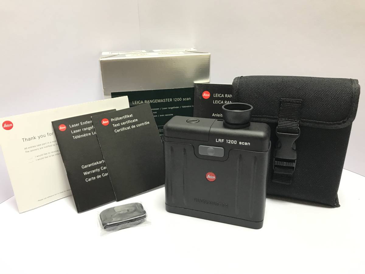 級 ライカ LEICA RANGEMASTER LRF 1200 SCAN ゴルフ レーザー距離計 付属充実 品 4001(ライカ)｜売買され ...