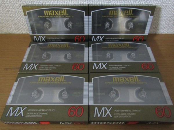 N7-068＜メタルカセットテープ/ ＞Maxell MX60 6本セット(記録媒体)｜売買されたオークション情報、yahooの商品情報を ...
