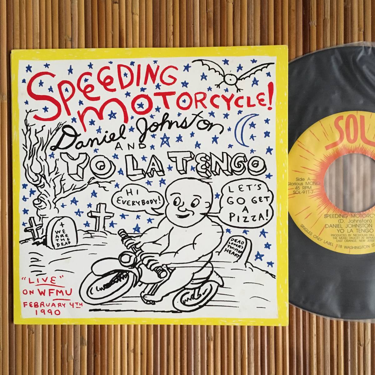 オルタナ Daniel Johnston & YO LA TENGO/Speeding Motorcycle/7in ダニエル ジョンストン/ヨ ラ テンゴ(D)｜売買されたオークション情報 ...