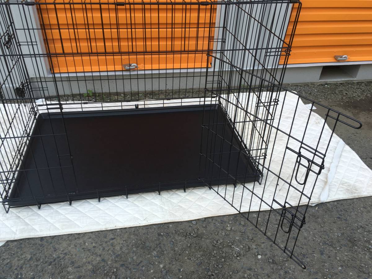 未使用★ottostyle.jp 折り畳み式 ドッグサークル (トレイ付き)大型犬用★