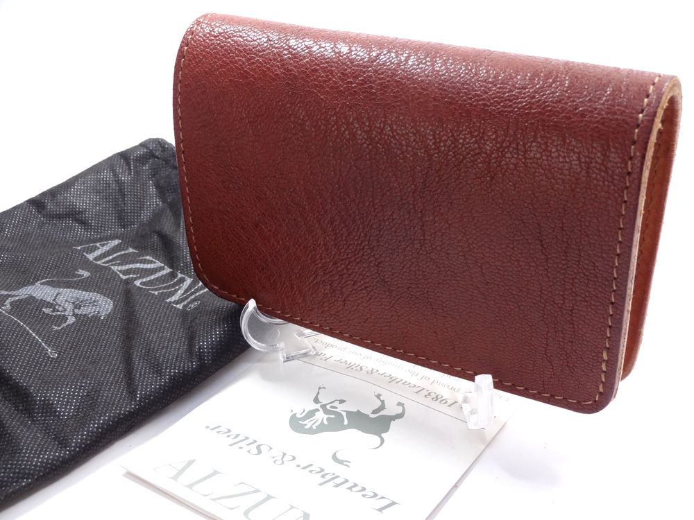 10 今月のお買い得 アルズニ ALZUNI レザー財布 保存袋 ギャランティーカード付属(二つ折り財布（小銭入れあり）)｜売買された ...