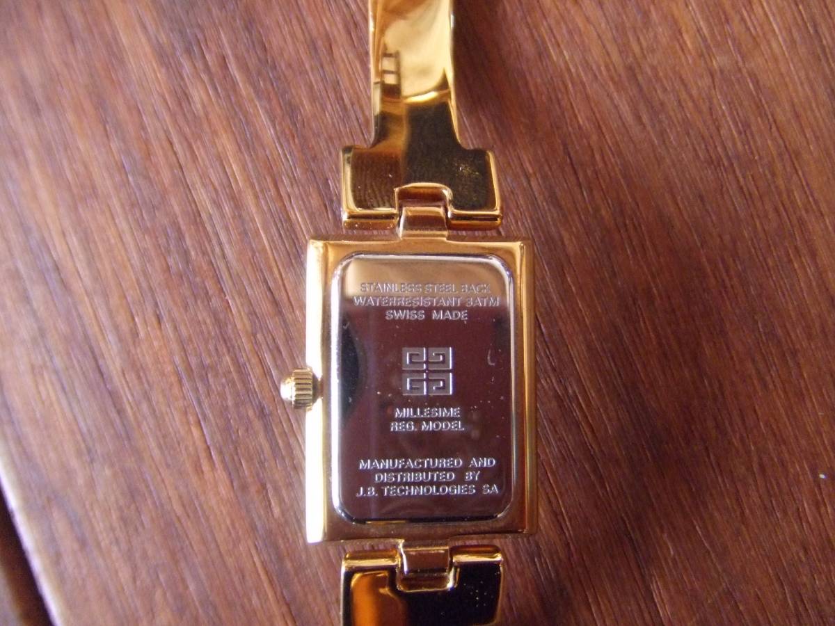 GIVENCHY ジバンシー 腕時計 MILLESIME REG.MODEL ゴールド 箱付き ジャンク品 定形外340円発送(ジバンシイ)｜売買されたオークション情報、yahooの商品情報を ...