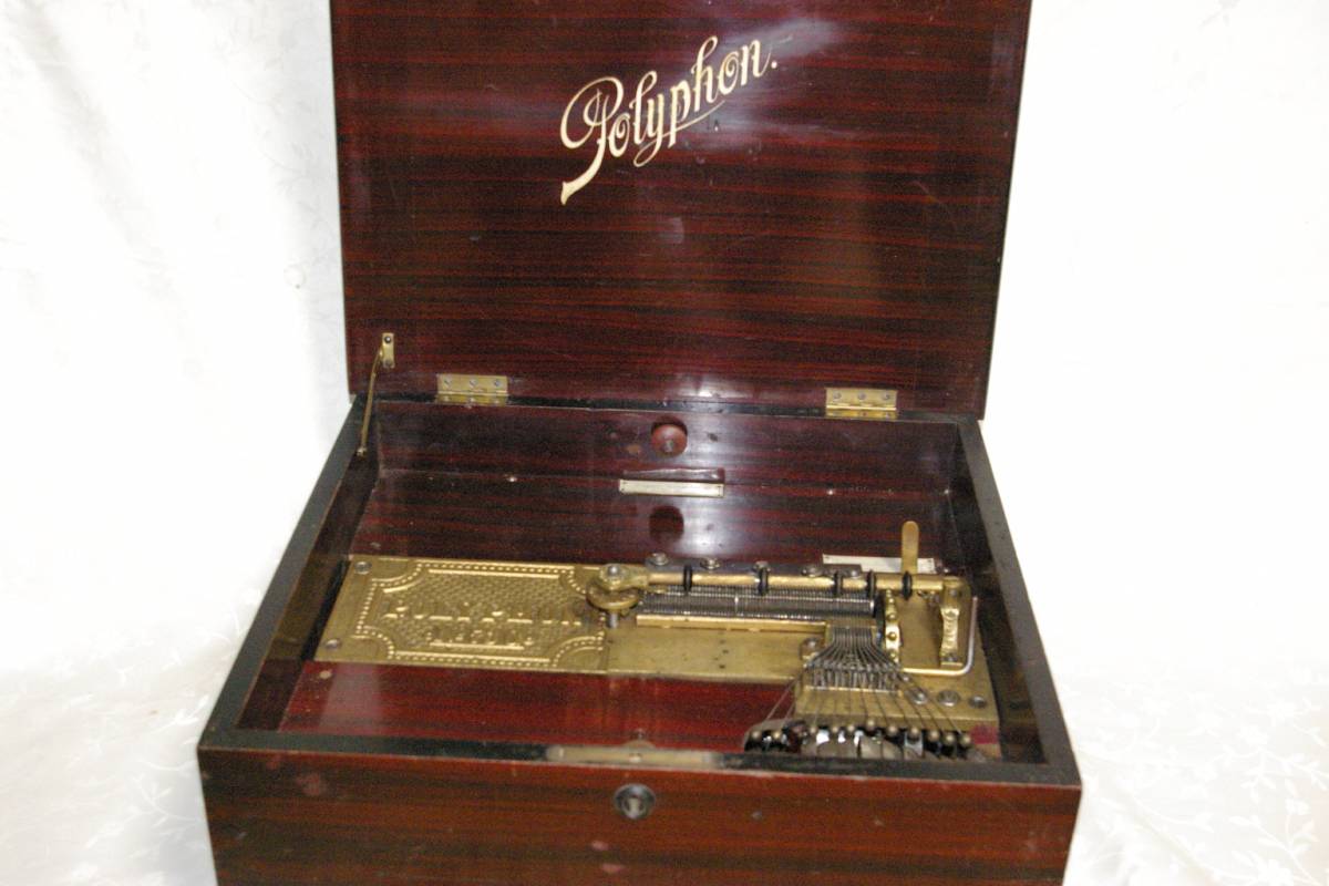 動画あり レアPolyphoneポリフォン 12個ベル付き ディスク8枚付き(オルゴール)｜売買されたオークション情報、yahooの商品情報を ...