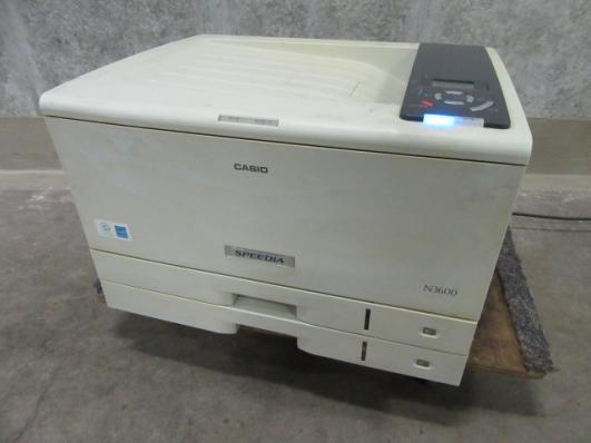 CASIO カシオ A3カラーページプリンタ SPEEDIA N3600 搭載メモリ 128MB 印字良好品 E32K-A(カシオ計算機 ...