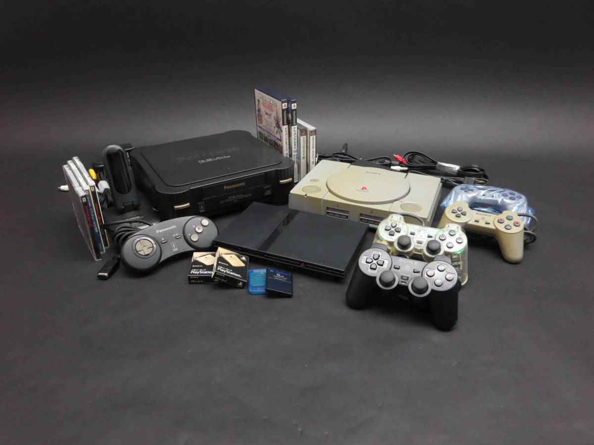 ゲーム機 3台 他 まとめ SONY プレイステーション PS PS2 SCPH-70000 Panasonic パナソニック REAL ...