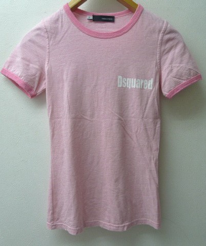 DSQUARED ディースクエアード トリム ダメージ加工 Tシャツ S ピンク 美(その他)｜売買されたオークション情報、yahooの商品情報をアーカイブ公開 - オークファン（aucfan ...