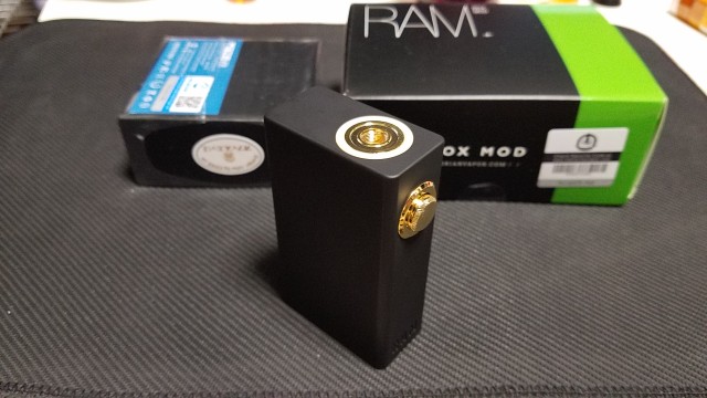 VAPE Stentorian×EDGE コラボ RAM BF BOX MOD maze V3gold vape mod スコンカー(その他 ...