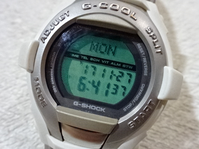 CASIO GT-004 G-SHOCK G-COOL ホワイト 腕時計 クオーツ デジタル カシオ ジーショック ジークール ライトOK ...